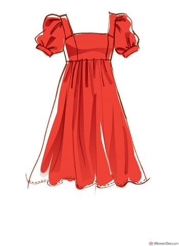 McCall's Pattern M8108 Misses' Empire Seam Gathered Dresses # ...