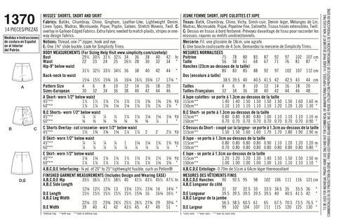 Simplicity Pattern S1370 Misses' Shorts, Skirt & 'skort' – WeaverDee.com