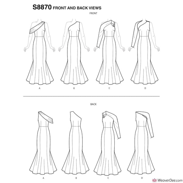 Simplicity Pattern S8870 Misses'/Miss Petite Dress – WeaverDee.com