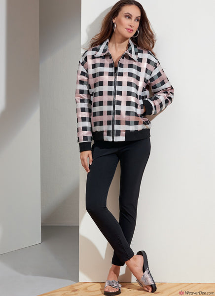 Vogue Pattern V1877 Unisex Bomber Jacket – WeaverDee.com