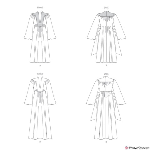 Vogue Pattern V1921 Misses' Dress in 2 Lengths – WeaverDee.com