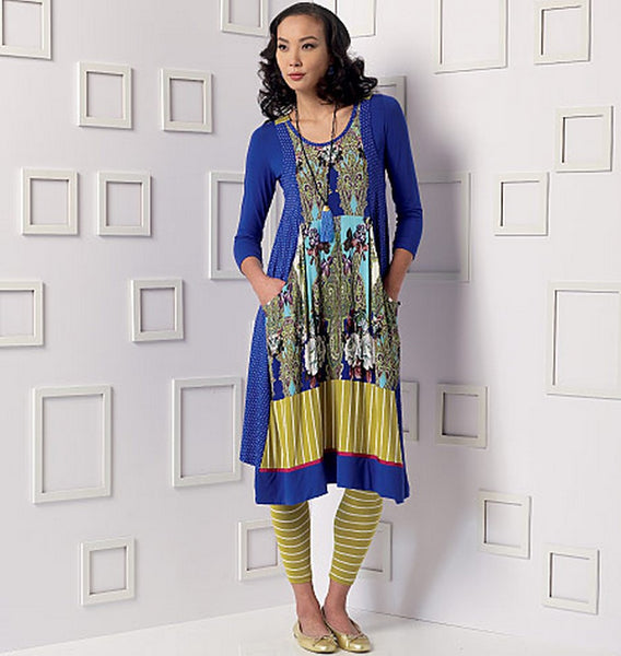 Vogue Pattern: V9108 Misses Top, Dress & Leggings – WeaverDee.com