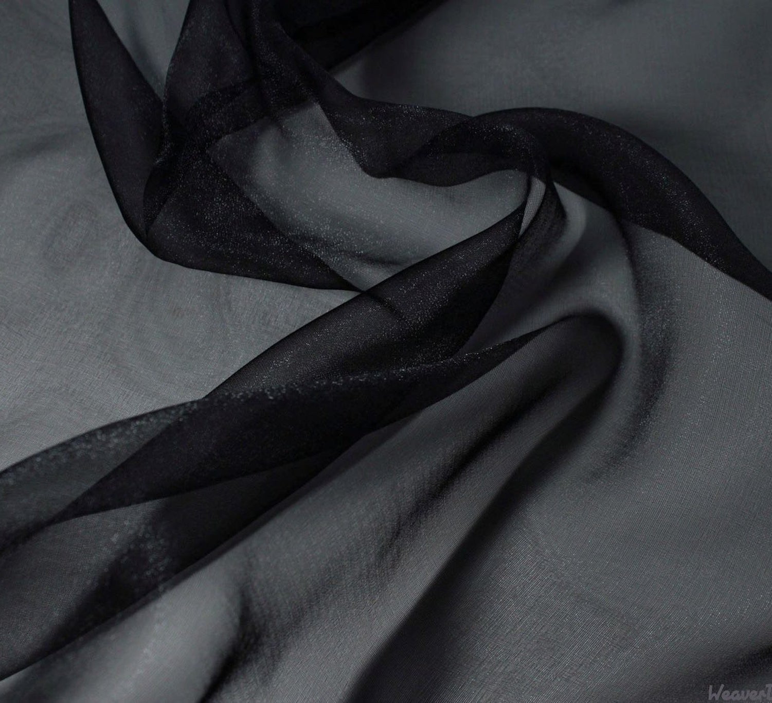 Black Organza Fabric