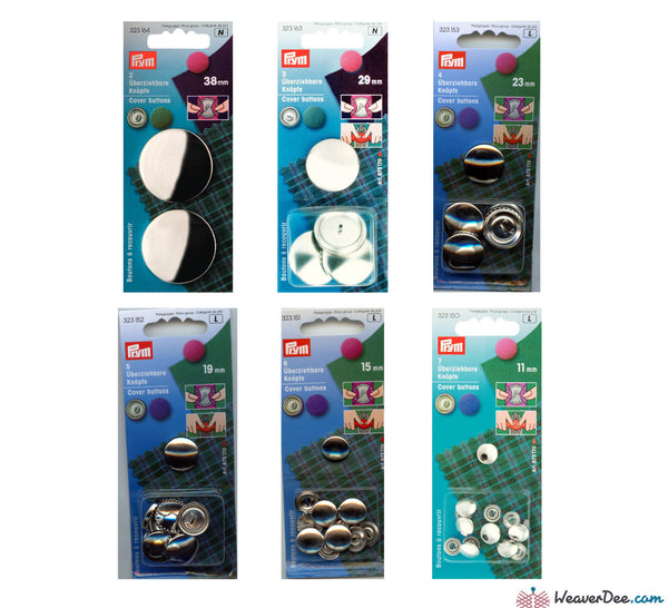Prym Cover Buttons - Metal – WeaverDee.com