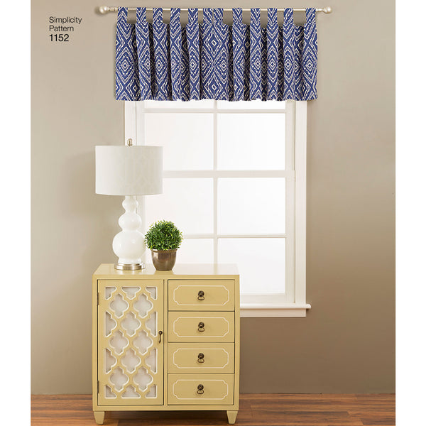 Simplicity Pattern S1152 Window Treatments – WeaverDee.com
