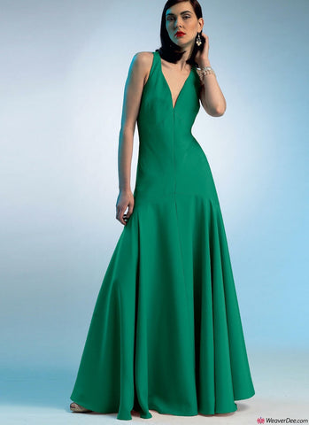 Vogue Pattern V8814 Misses' Drop-Waist Dresses – WeaverDee.com